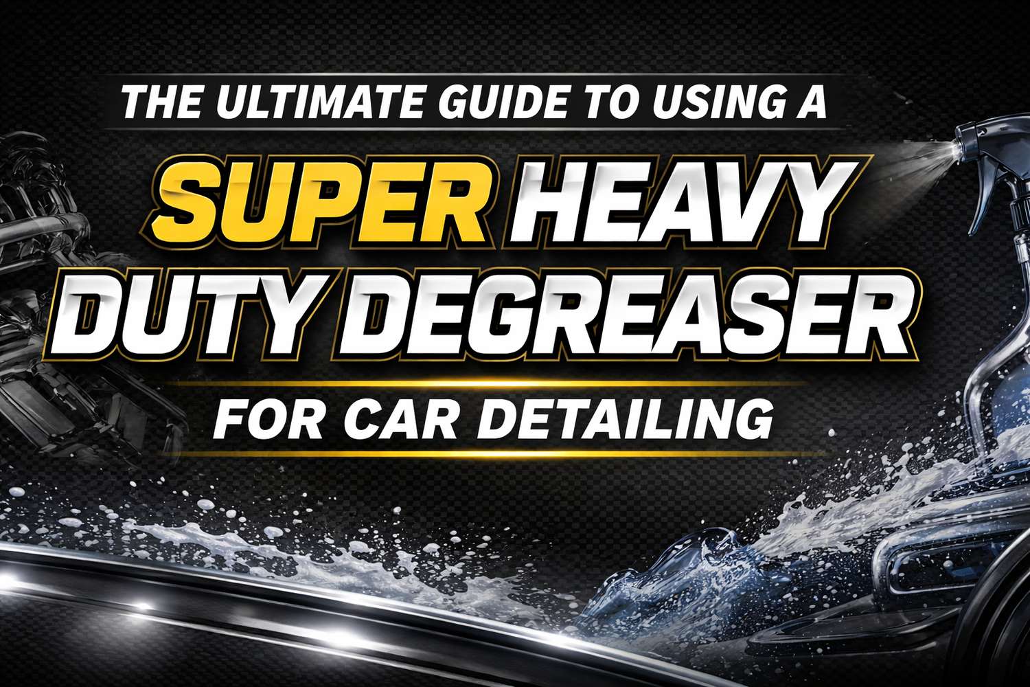 The Ultimate Guide to Using a Super Heavy Duty Degreaser for Car Detai